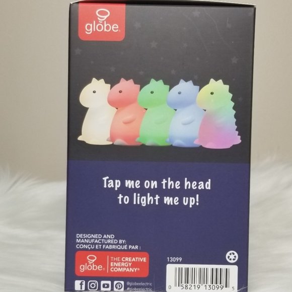 Tommy the Dinosaur | Accents | Tommy Dinosaur Led Multicolor Changing ...